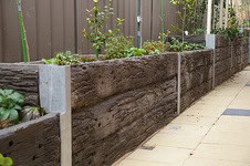 How To Use Sleepers In Your Garden - Manna Gum Building And Garden Supplies